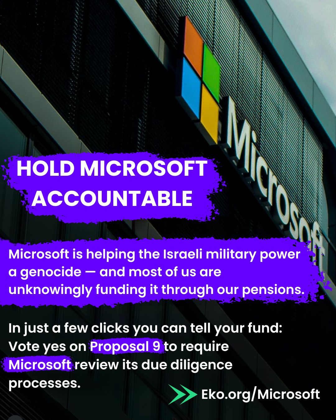Microsoft human rights proposal